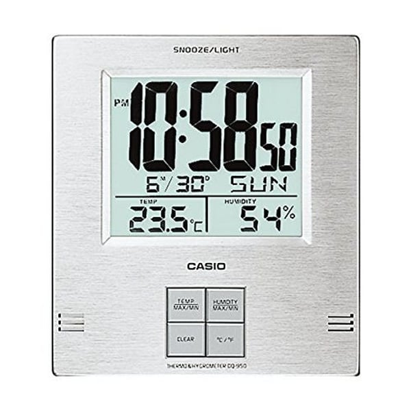 اشترِ Casio DQ-950S-8DF Alarm Clock, Grey Details عبر الإنترنت في ...