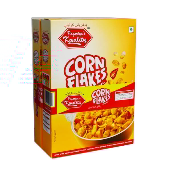 Buy Kwality Corn Flakes Original Twin Pack 2x375g Online in UAE | Sharaf DG