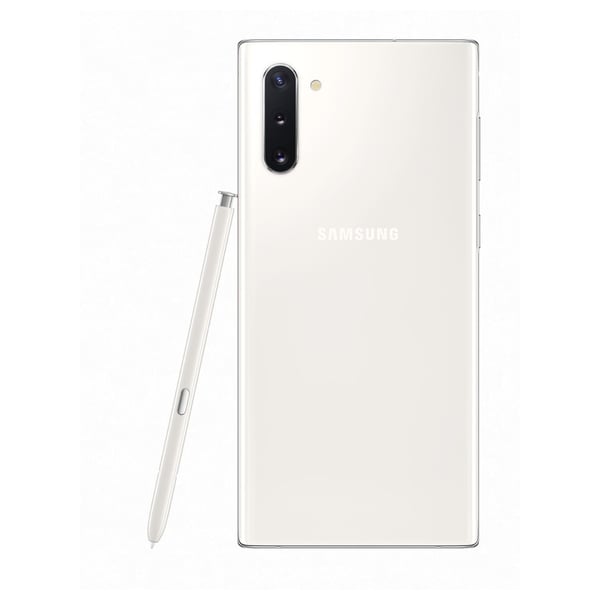 Buy Samsung Galaxy Note10 256GB Aura White SM-N970F 4G Dual Sim Smartphone* Online in UAE ...