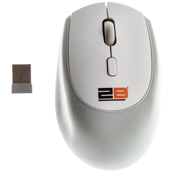 Buy 2B Optical Wireless Mouse Grey Online in UAE | Sharaf DG