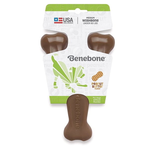 Buy Benebone Wishbone Peanut Medium Online in UAE | Sharaf DG
