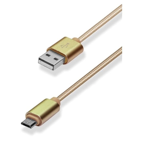 Buy Xcell USB A To Micro 2A Cable 2.5M Gold Online in UAE | Sharaf DG