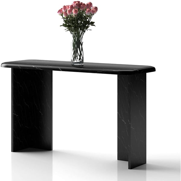 Buy Lamac Crafts – Black Marble Console Table For Living Room/bedroom ...