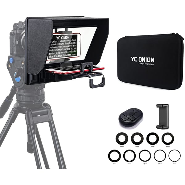 Buy Yc Onion Teleprompter For Tablet Smartphone Camera Adjustable ...