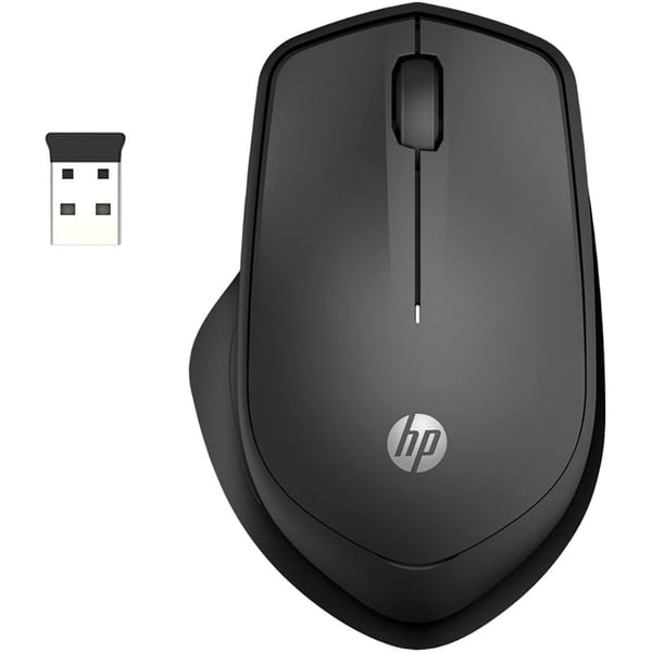 Buy HP 280 Silent Wireless Mouse Black Online in UAE | Sharaf DG