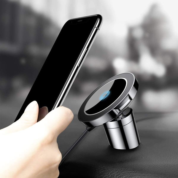 Buy Baseus Car Charger Inductive Charger And Magnetic Car Mount (black ...