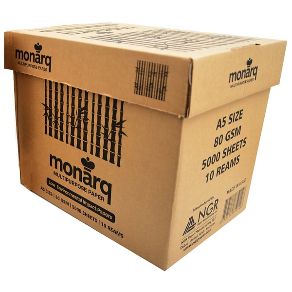 Buy Monarq A5 Size Paper 1Box Online in UAE | Sharaf DG