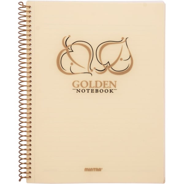 Buy Mintra A4 Golden Notebook Online in UAE | Sharaf DG