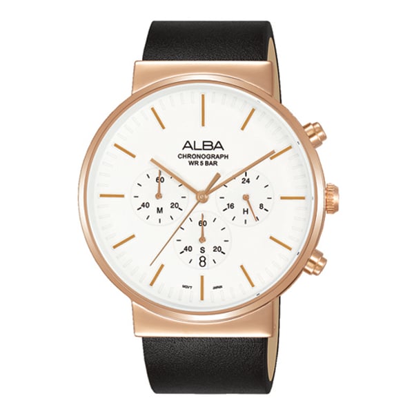 Buy Alba Men’s Rose Gold Chronograph Wrist Watch Online in UAE | Sharaf DG