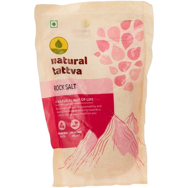 Buy Organic Tattva Natural Rock Salt, 500g Online in UAE | Sharaf DG