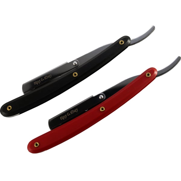 Buy Tips & Toes 2pcs Set of Professional Straight Razor Online in UAE ...