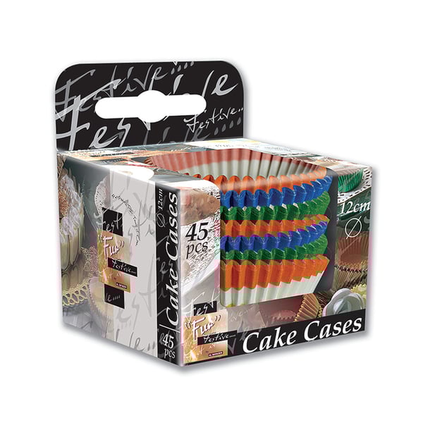 Buy Fun® Festive Printed Paper Cake Case 12cm, Pack of 45 Online in UAE ...