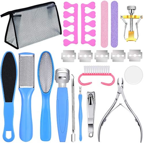 Buy Mudder 7 Pieces Pedicure Tools Set Stainless Steel Foot Rasp Peel ...