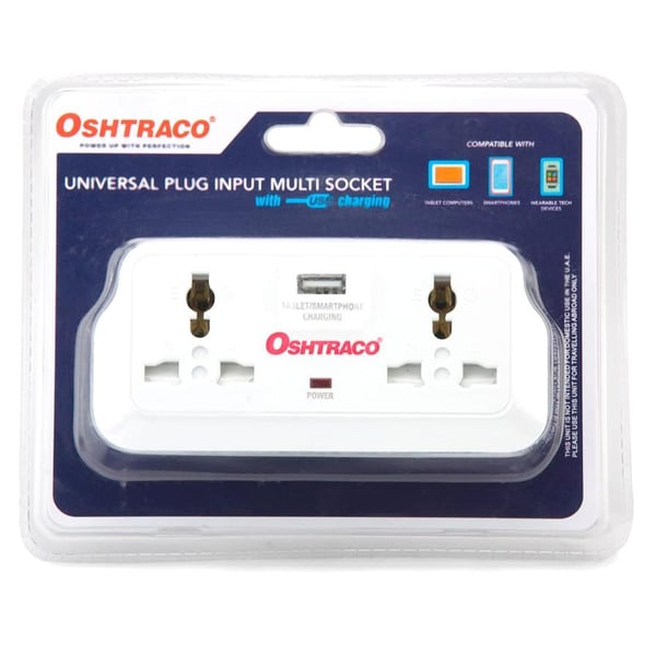 Buy Oshtraco Universal Multi Socket (15 x 10 x 4 cm) Online in UAE ...