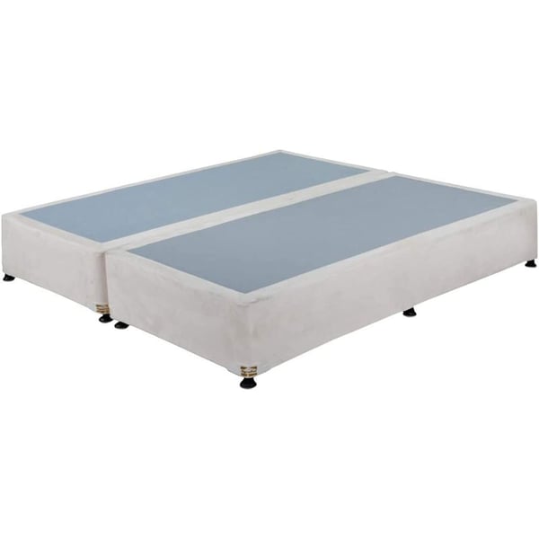 Buy Galaxy Design Devan Wood Platform Base Bed White Queen Size L X W X ...