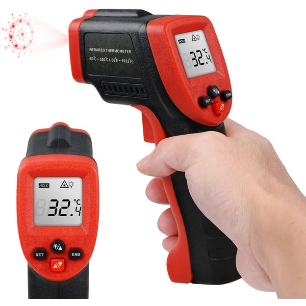 Buy Ecvv High Precision Infrared Thermometer Professional Industrial ...