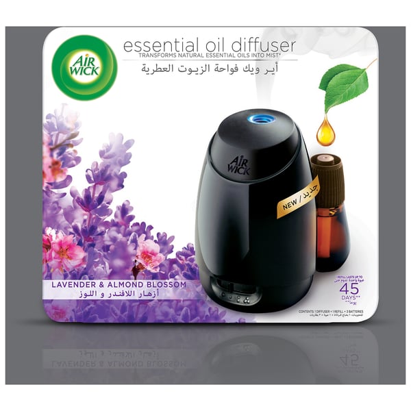 Buy Essential Oil Diffuser Kit Lavender & Almond Online in UAE | Sharaf DG