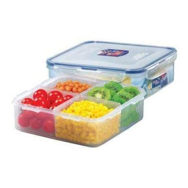Buy Lock & Lock Divided Plastic Container 870 ml HPL823C| Sharafdg.com