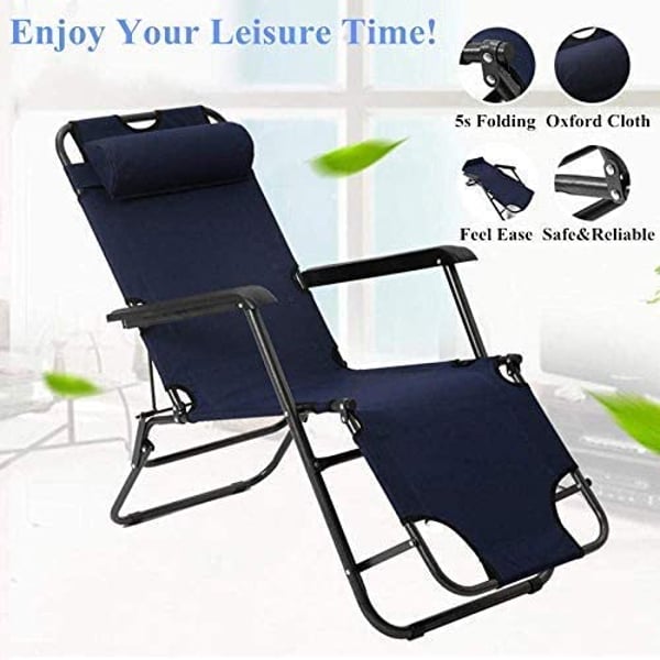 Buy Al Saqer- Zero Gravity Camping Chair With Headrest-folding Camping ...