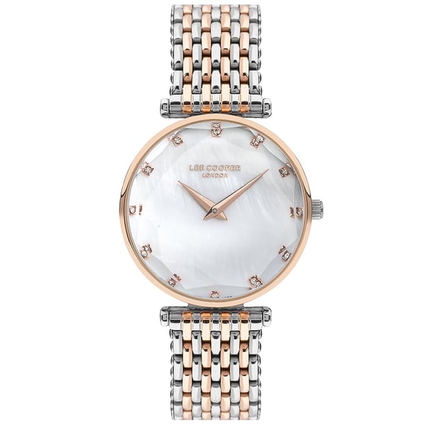 Buy LEE COOPER Women’s Analog White Mop Dial Watch – LC07410.520 Online ...