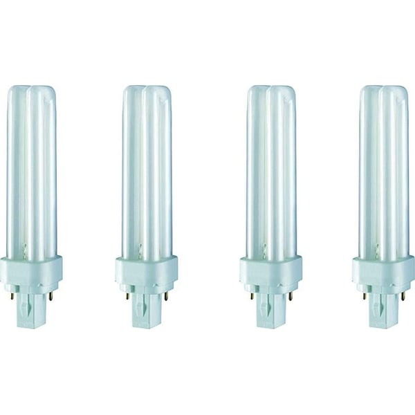 Buy Osram Dulux D 18w Energy Saver Lamp 2 Pin Cfl Bulb Warm White – Pack Of 4 Online in UAE ...