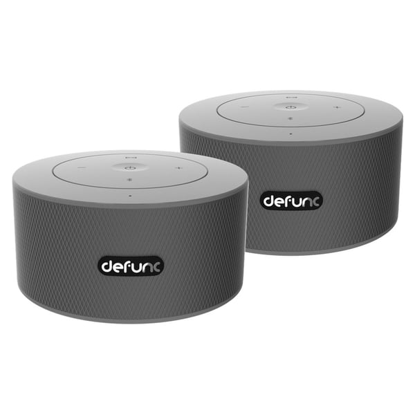 Buy Defunc D2082 DUO Bluetooth Speaker Silver Online in UAE | Sharaf DG