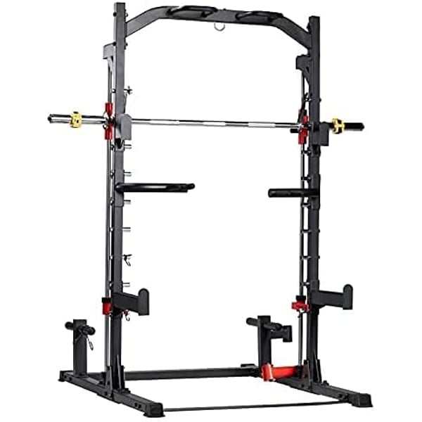 Buy ULTIMAX Smith Machine Squat Stand Adjustable Multi-Function Barbell ...