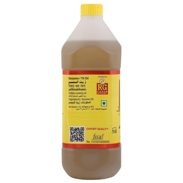 Buy RG Gingelly Oil 1Ltr Online in UAE | Sharaf DG