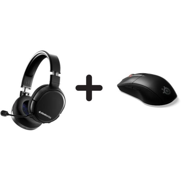 Buy SteelSeries SS-HSAC1WLS Arctis1 Wireless Over Ear Headset Black ...