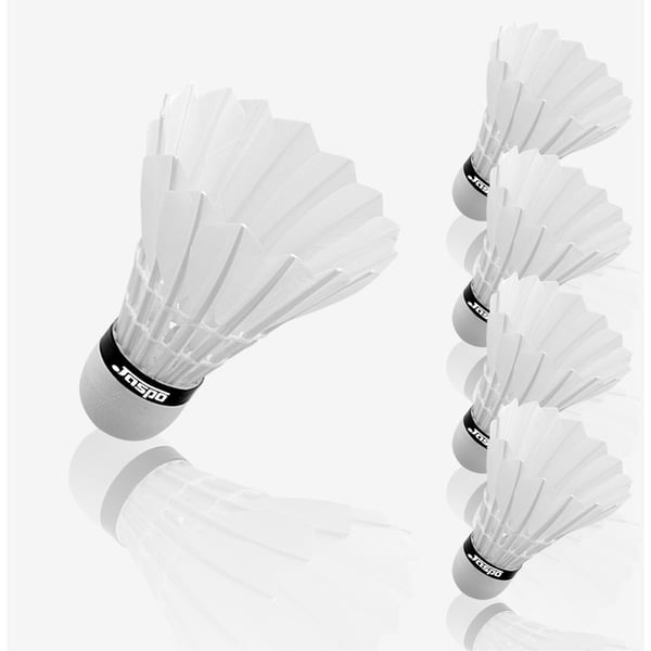 Buy Jaspo – Badminton Shuttlecock | Advanced Goose Feather Shuttle Cork ...
