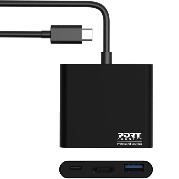 Buy Port USB-C Mini Docking Station with HDMI Cable 0.3m Black Online ...