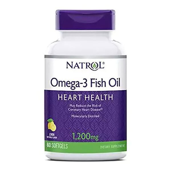 Buy Natrol Omega-3 Fish Oil 30% Dietary Supplement, 1200mg, 60 Softgels ...