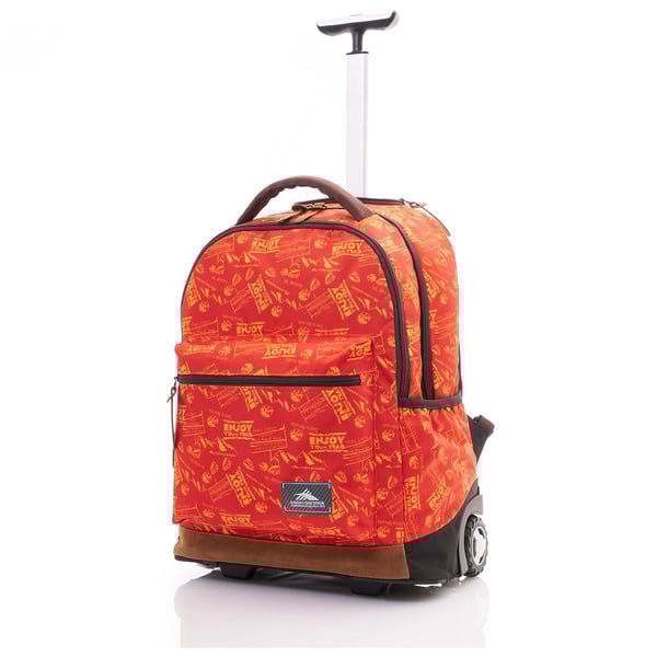 High Sierra Icon Slim Trolley Backpack Red Print 16IH1019 price in ...