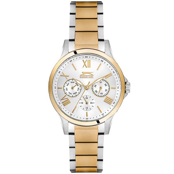 Buy Slazenger Women’s Chronograph Silver Dial Watch – SL.9.6272.4.02 ...