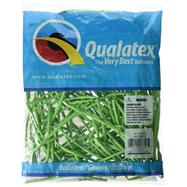 Buy Pioneer Balloon Company 160Q Party Balloon, 1&Quot X 60&Quot, Lime ...