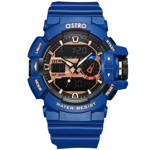 اشترِ Astro Men’s Analog-digital Black Dial Watch – A22805-pplb عبر ...