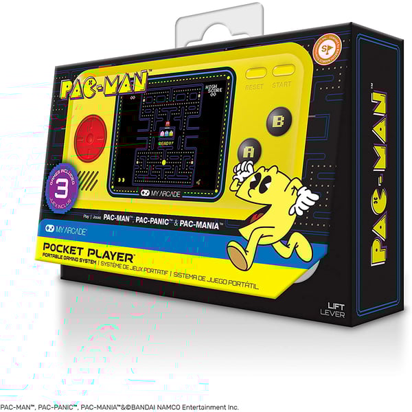 Buy My Arcade Pac-Man Pocket Player Handheld Game Console: 3 Built In ...
