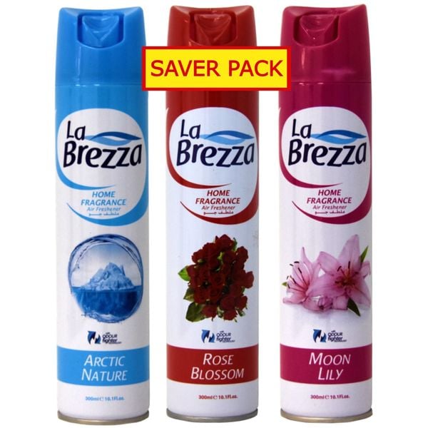 تسوّق La Brezza Trio Pack 1 Air Freshener 300ml عبر الإنترنت في الإمارات | شرف دي جي