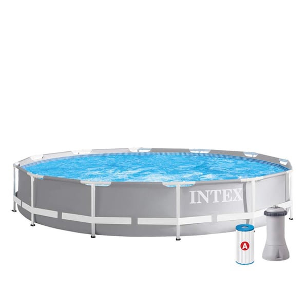 Intex 12ft x 30inch Prism Frame Pool Set price in Bahrain, Buy Intex ...
