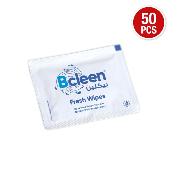 اشتري Bcleen Fresh Wet Wipes Small (Pack of 50pcs) عبر الإنترنت في ...