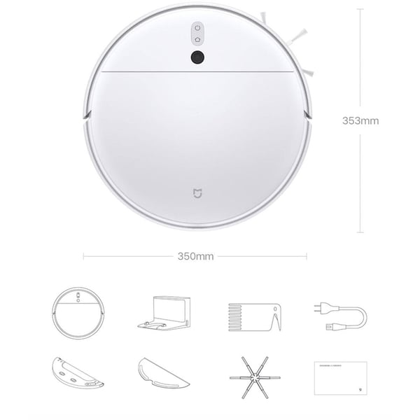 Buy Xiaomi Mi Robot Vacuum Mop 2 STYTJ03ZHM Online in UAE | Sharaf DG