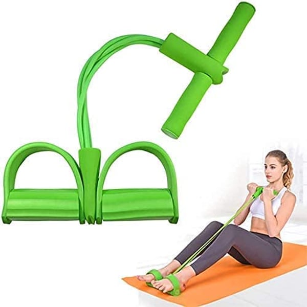 Buy ULTIMAX Pedal Resistance 4-Tube Pull Rope with Foot Pedal Yoga ...