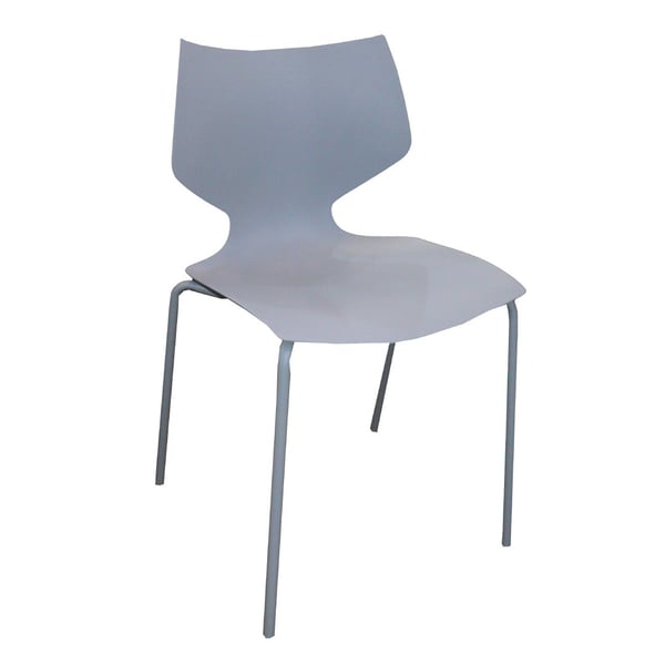 Buy Jilphar Armless Fiber Plastic Chair Grey JP1263C Online in UAE ...