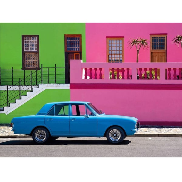 Buy Clementoni 35076 The Blue Car Puzzle Toy 500pcs Set Online in UAE ...