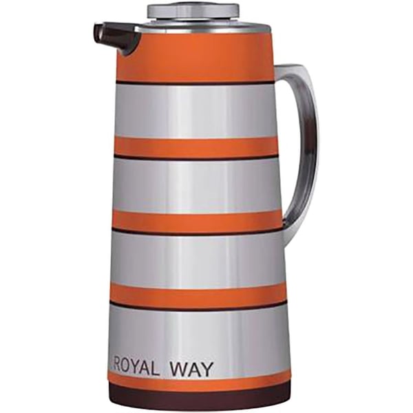 Buy Royal ford RF9588 Double Wall Golden Figured Vacuum Flask 1.3 ...