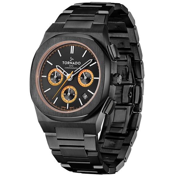 Buy Tornado Men’s Chronograph Black Dial Watch – T21102-bbbbo Online in UAE | Sharaf DG