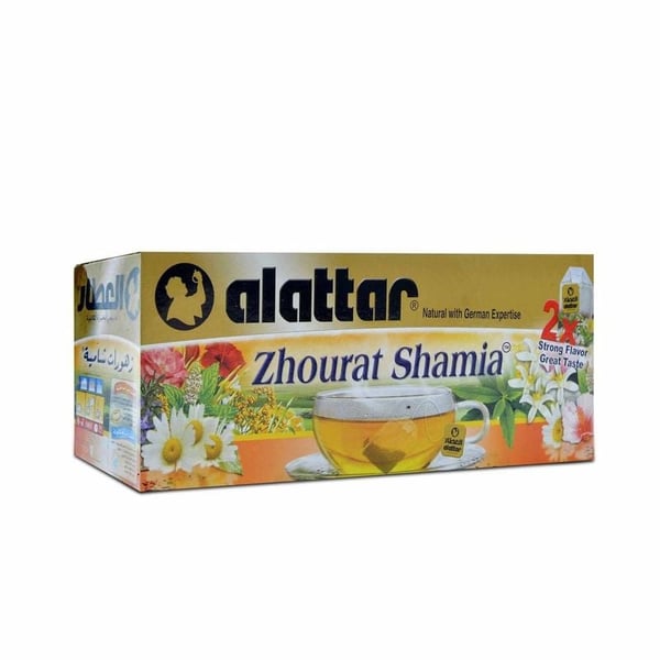 Buy Alattar Zhourat Shamia Herbal Tea Bags 30g (Pack of 20pcs) Online ...