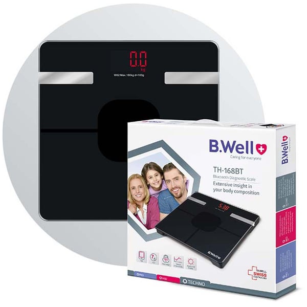 Buy B.well Th-168 Bluetooth Diagnostic Electronic Personal Weighing ...