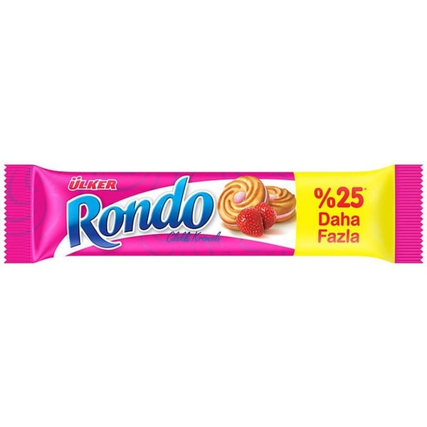 Buy Ulker Rondo Strawberry Biscuit 68g Online in UAE | Sharaf DG