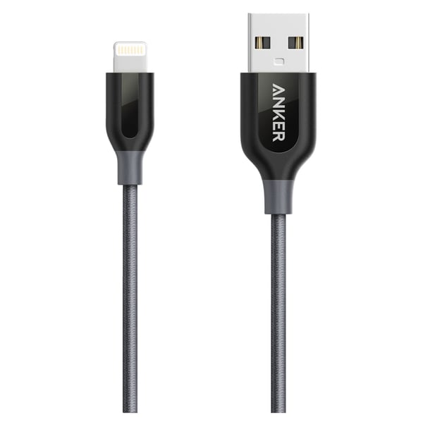 Anker Powerline Plus II Lightning Cable 1.8m Black Online Shopping on Anker Powerline Plus II Lightning Cable 1.8m Black in Muscat Sohar Duqum Salalah Sur in Oman